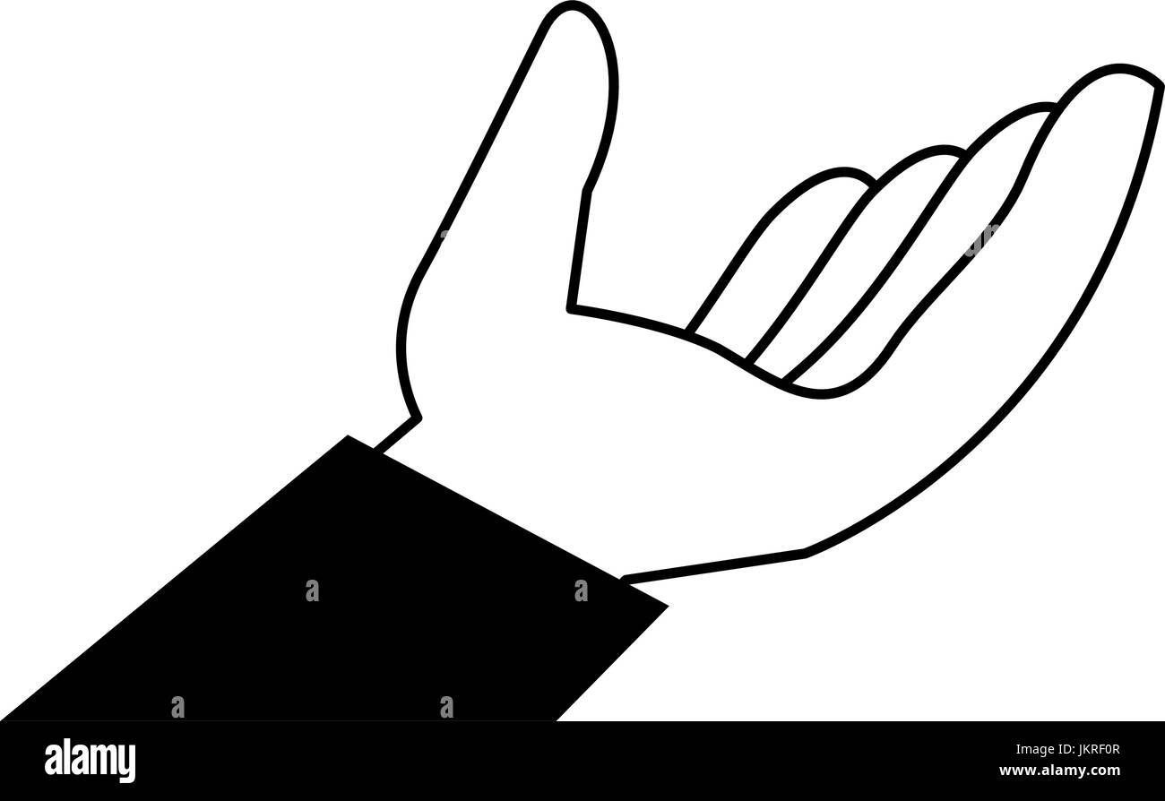 Human hand clapping icon vector illustration paint graphic Stock Vector ...