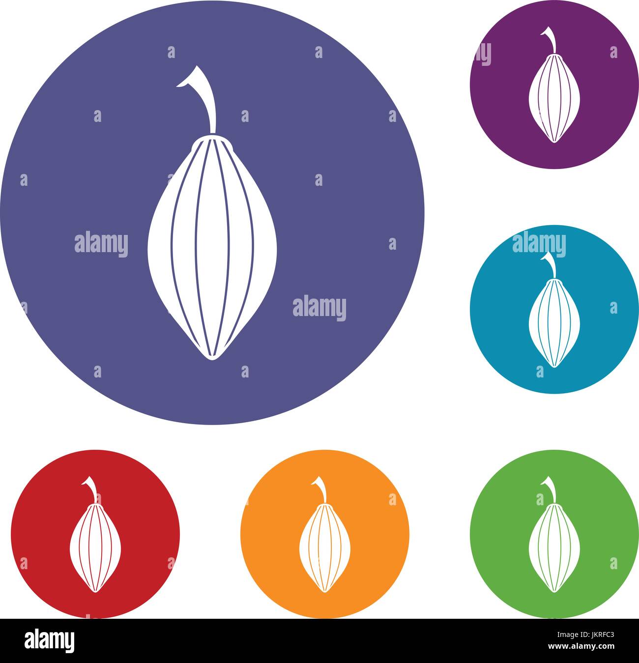 Black cardamom pod icons set Stock Vector Image & Art - Alamy