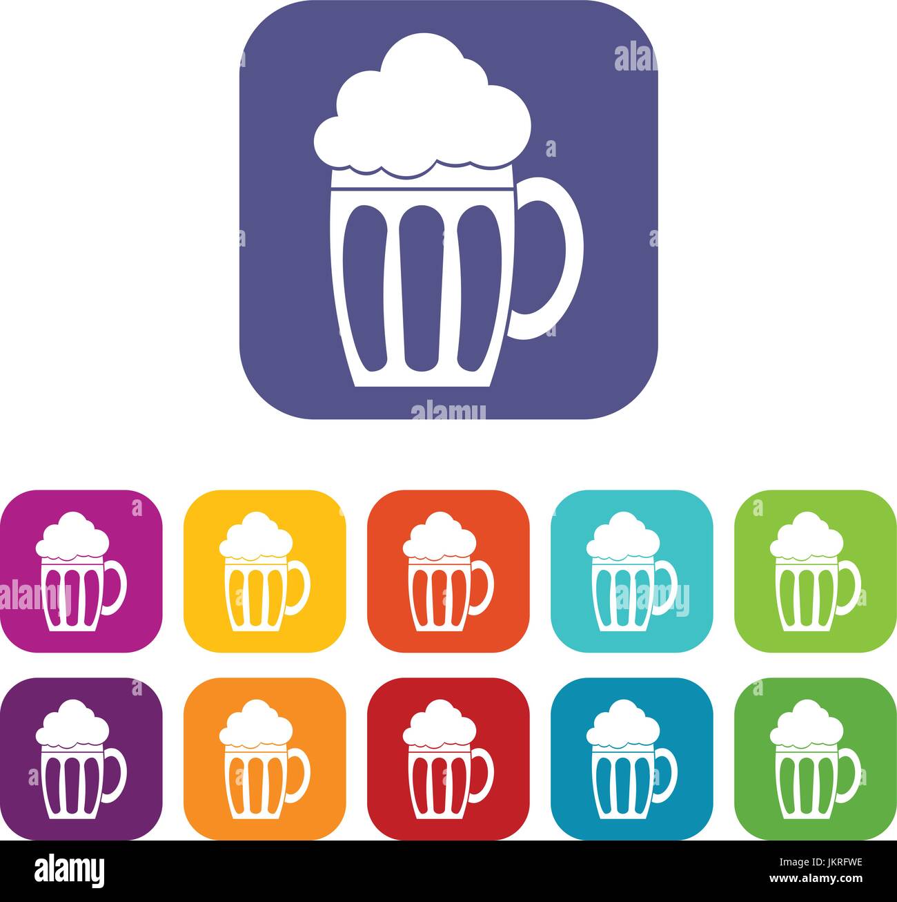 Beer icons set Stock Vector Image & Art - Alamy