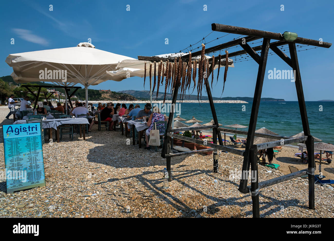 Limenaria Beach, Thassos Stock Photo - Alamy