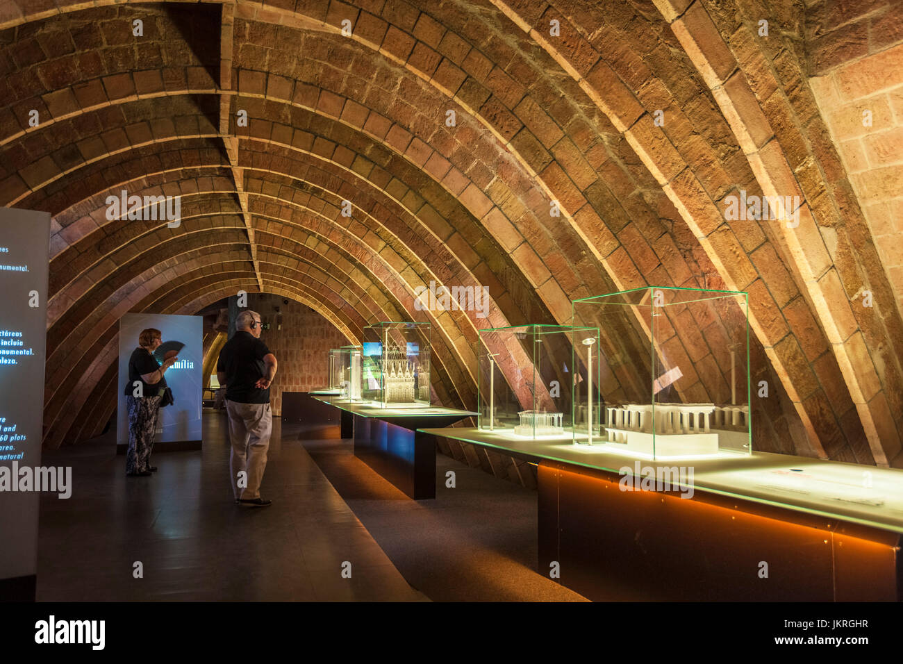 Barcelona Catalunya Barcelona spain catenary arch roof attic of La ...