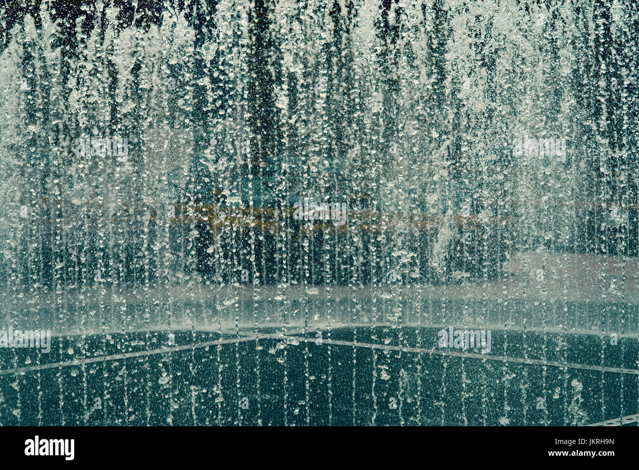Sprinkled water from a fountain Stock Photo - Alamy
