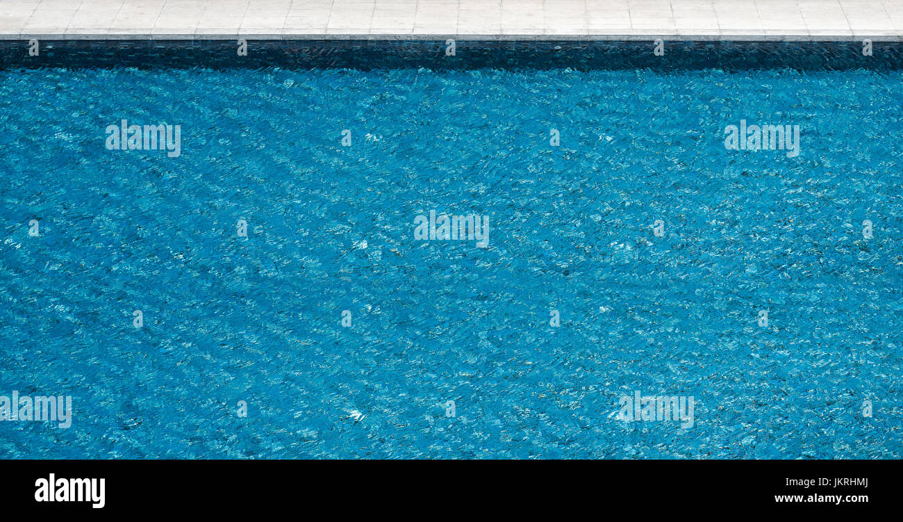 empty blue pool top view background Stock Photo - Alamy