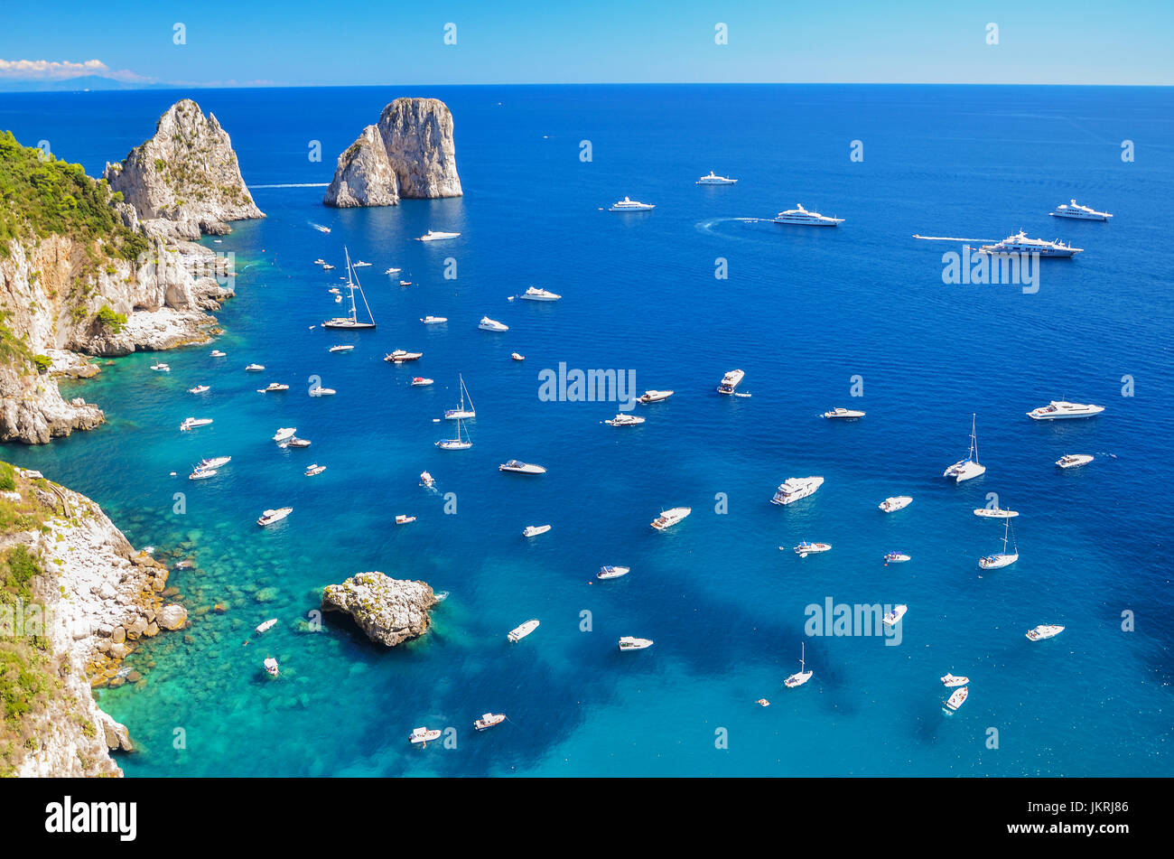 Swim beach faraglioni rocks italy hi-res stock photography and images ...