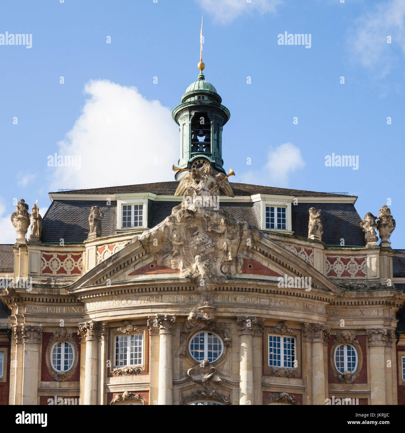 Castle of Münster, Münsterland, North Rhine-Westphalia, Germany, Europe ...