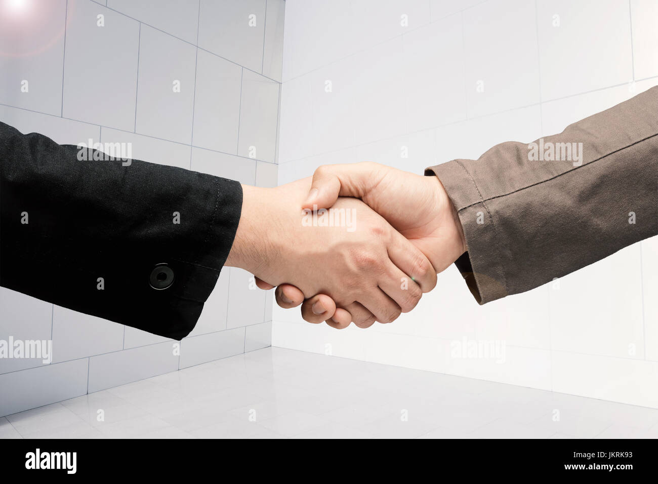 hand shake for business partnership concept Stock Photo - Alamy