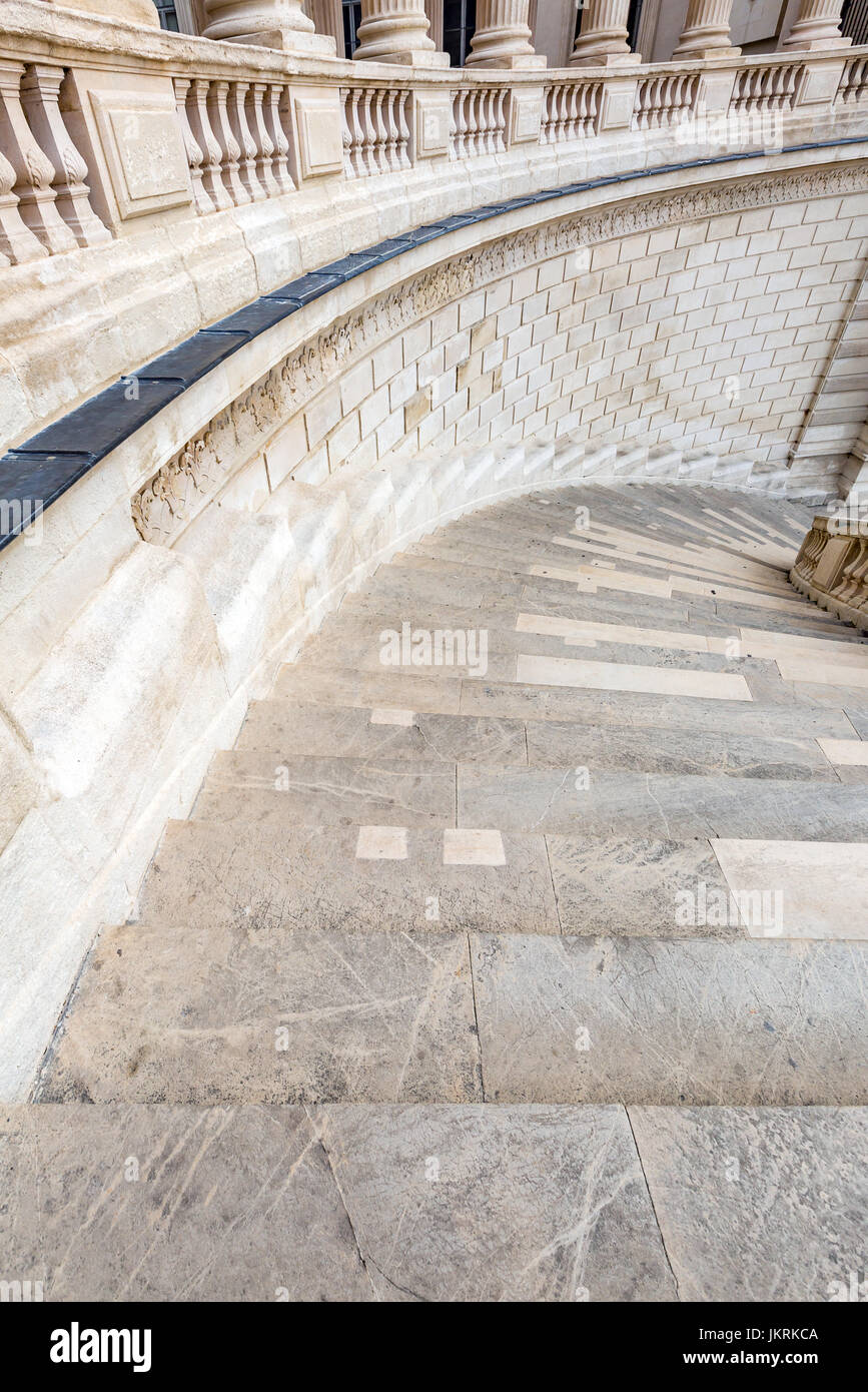 Ancient Staircase at Palais Longchamp in Marseille France Stock Photo ...