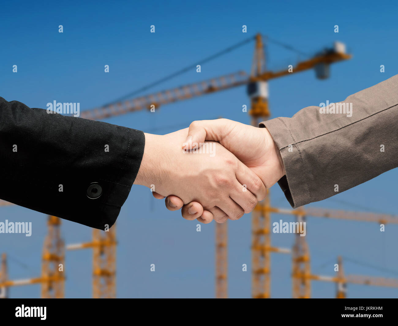 hand shake for business partnership concept Stock Photo - Alamy