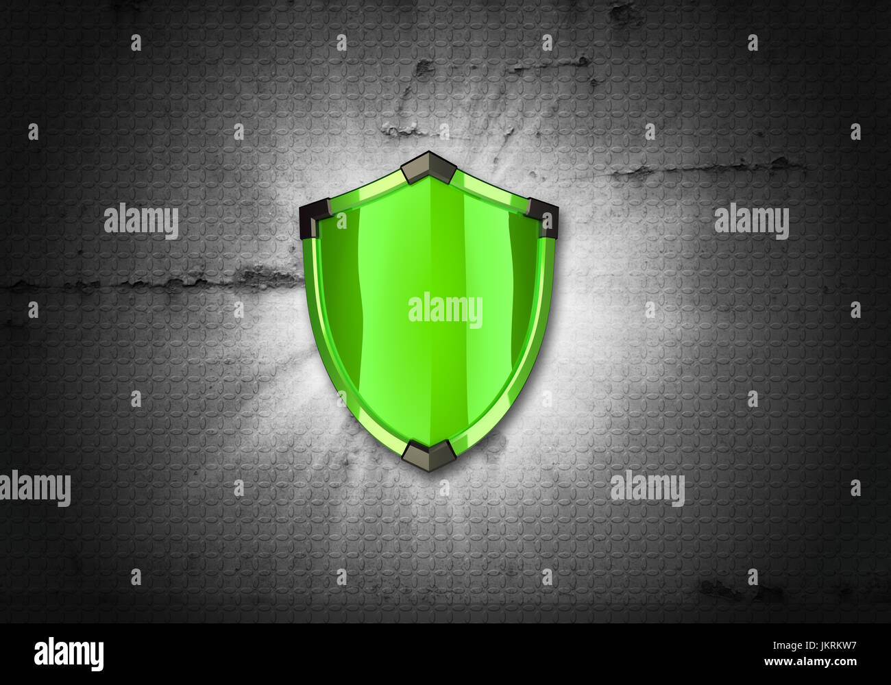Security icon green 3d shield hi-res stock photography and images - Alamy