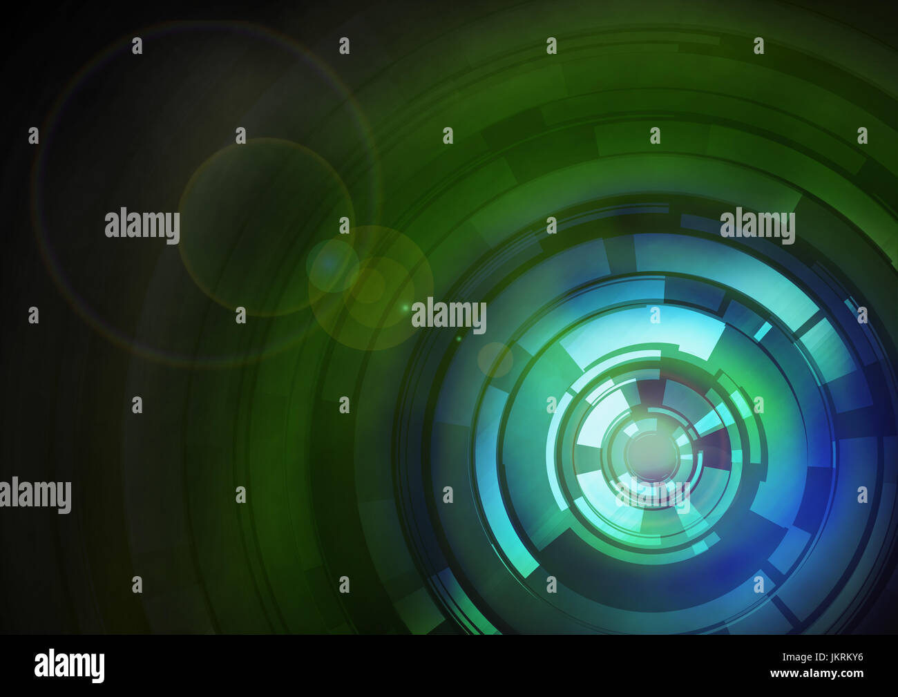 Blue and green abstract background looks like target Stock Photo - Alamy