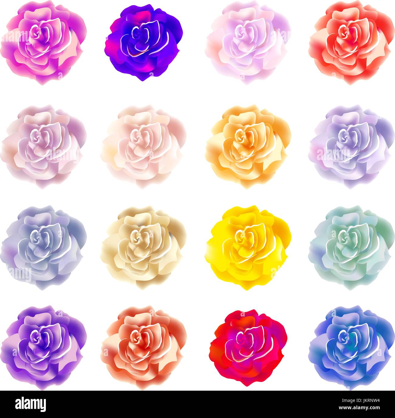 rose, watercolor, Shabby Chic vector art floral Stock Vector Image ...