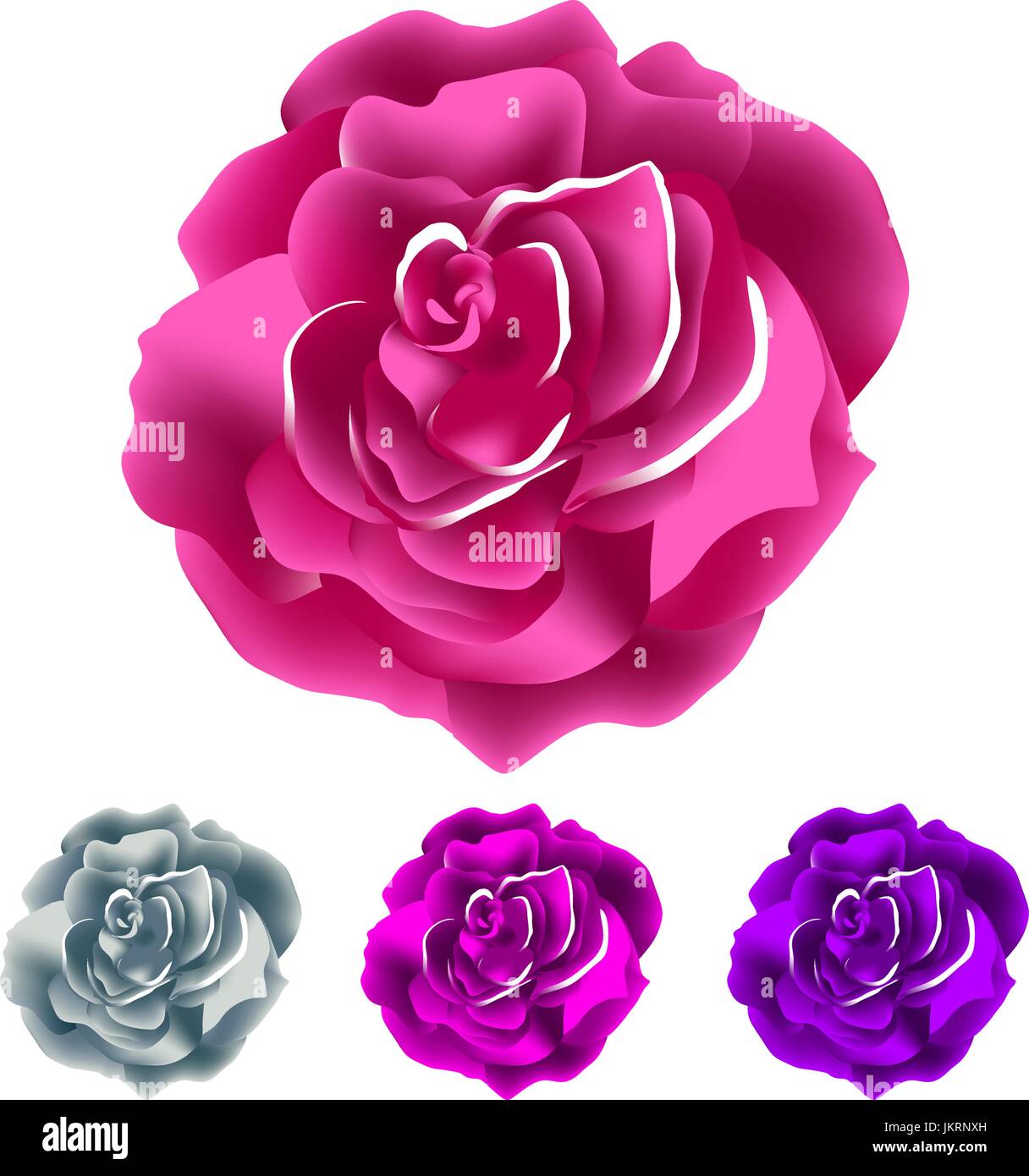 Big rose. Abstract background red vector art Stock Vector Image & Art ...