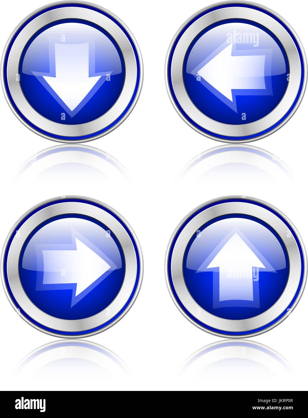button with download sign. Colorful round vector Stock Vector Image ...