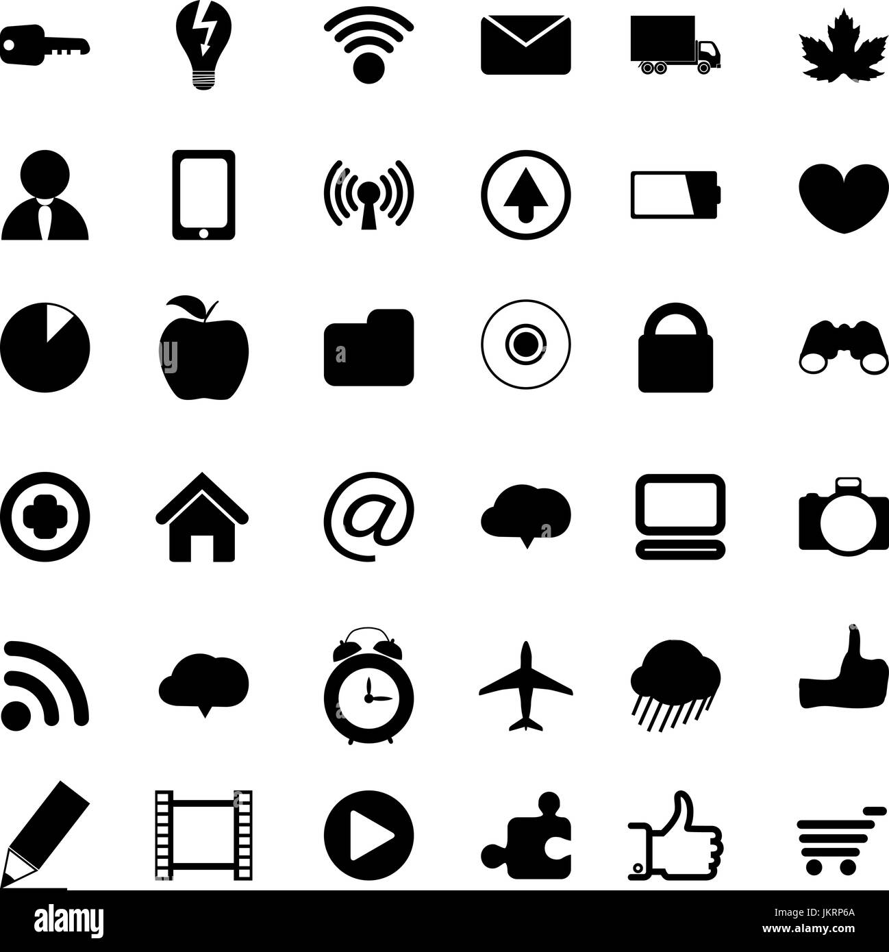 vector black universal web icons set on gray Stock Vector Image & Art ... vector black universal web icons set on gray Stock Vector Image & Art ...