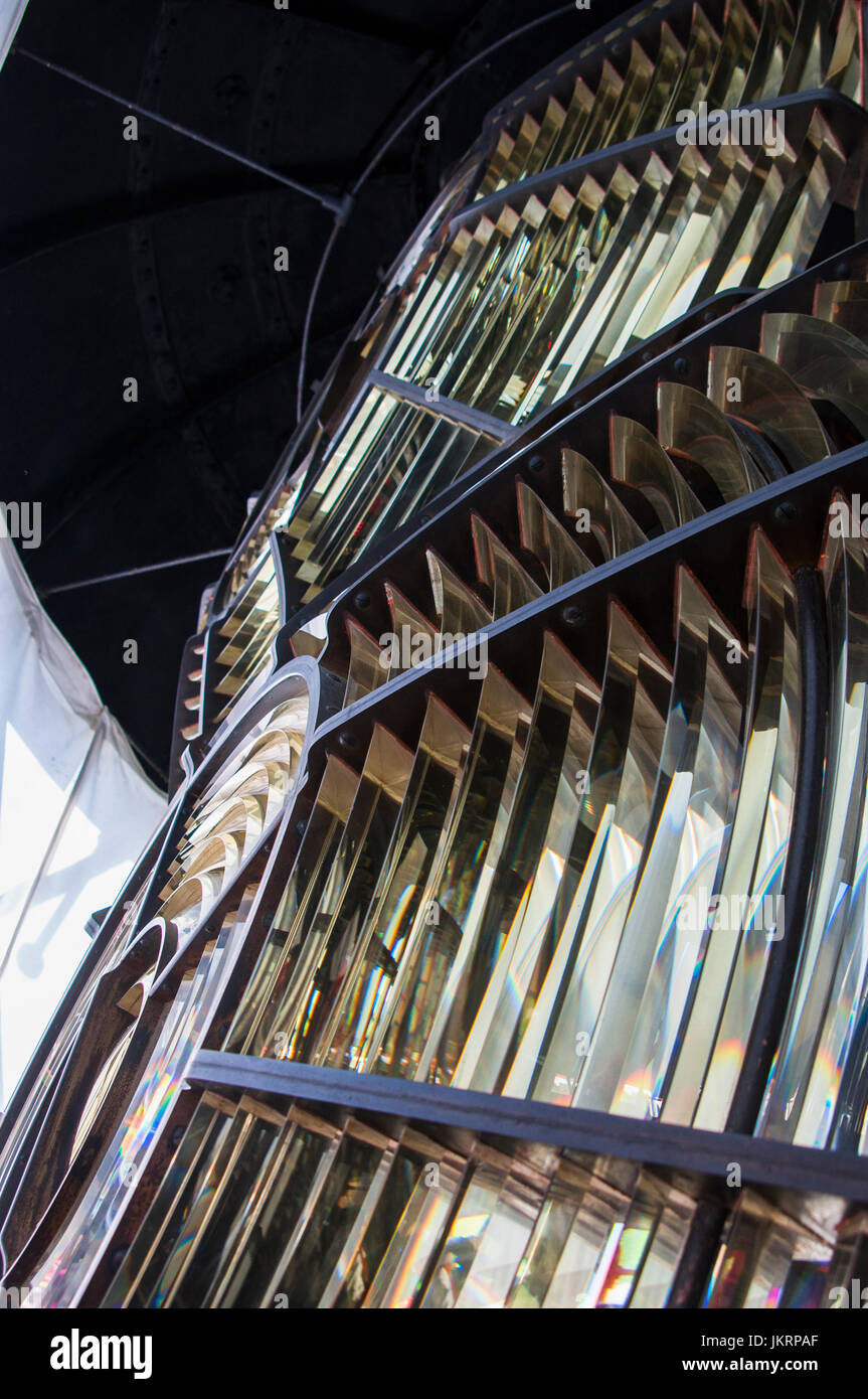 Souter lighthouse lamp prism, Whitburn, Sunderland Stock Photo - Alamy