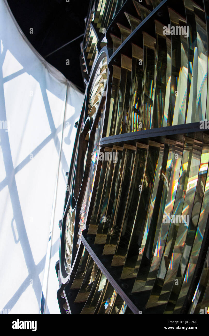 Souter lighthouse lamp prism, Whitburn, Sunderland Stock Photo - Alamy