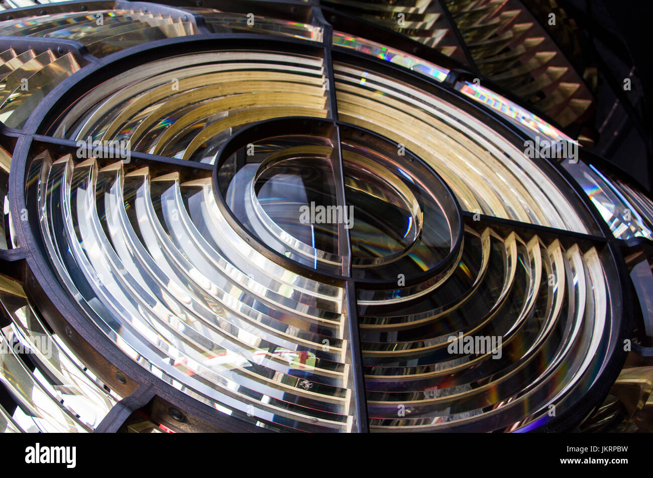 Souter lighthouse lamp prism, Whitburn, Sunderland Stock Photo - Alamy