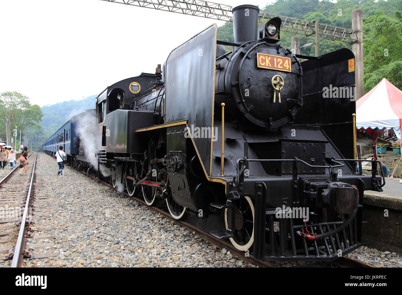 Ck124 steam train hi-res stock photography and images - Alamy