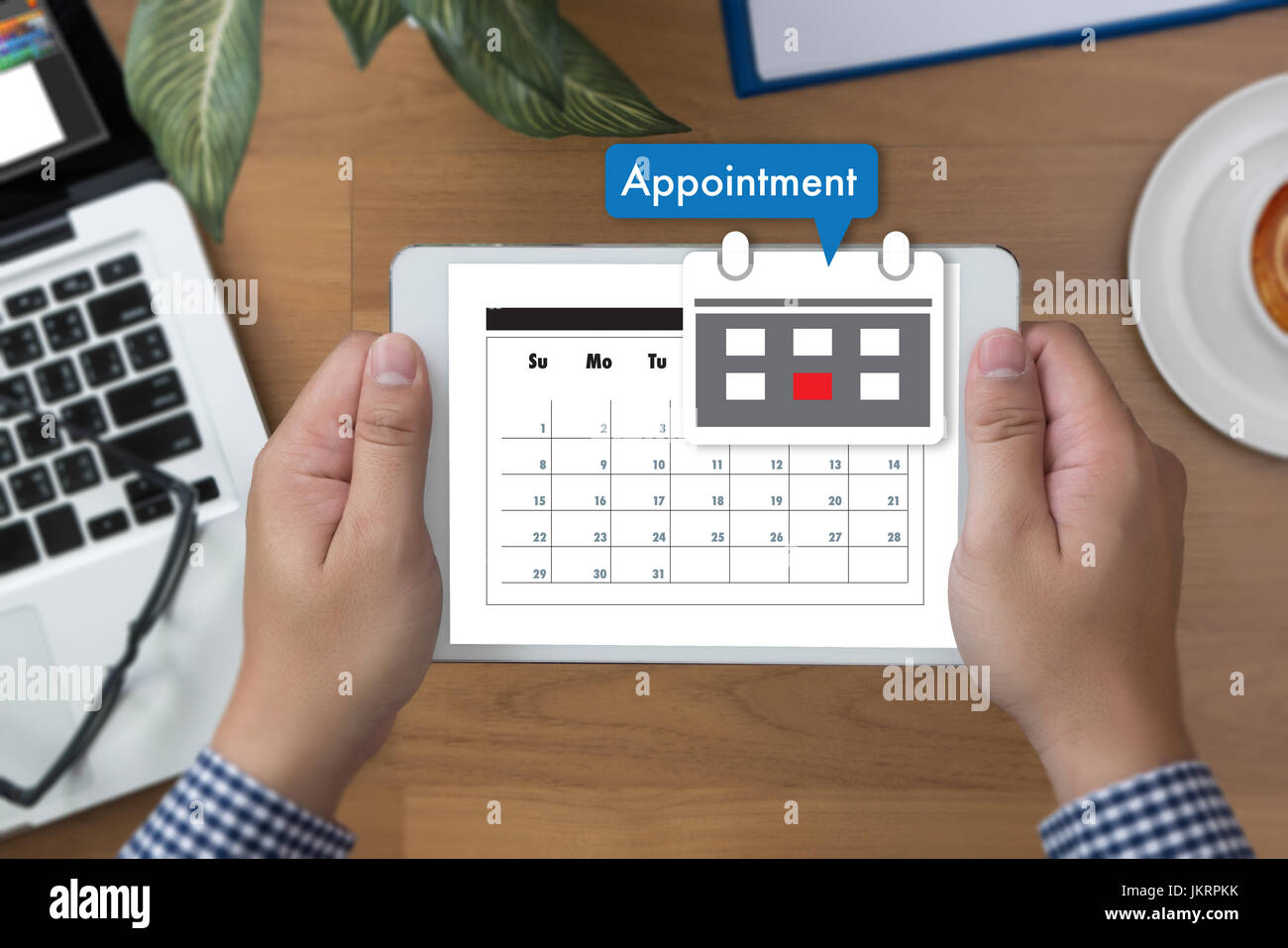 Appointment Reminder to Calendar and Organizer Agenda Stock Photo - Alamy