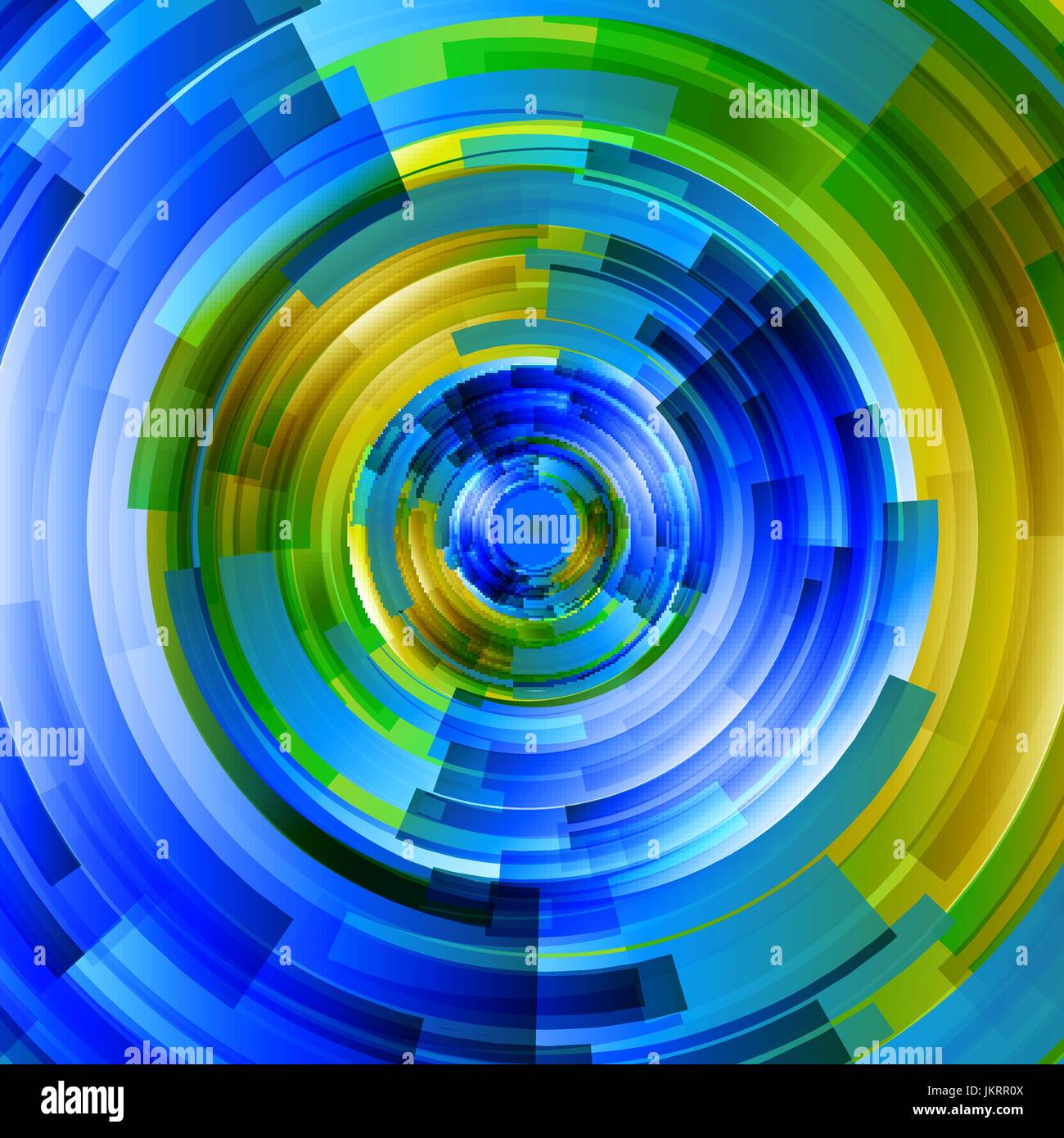 Abstract technology circles vector background round art Stock Vector Image & Art - Alamy