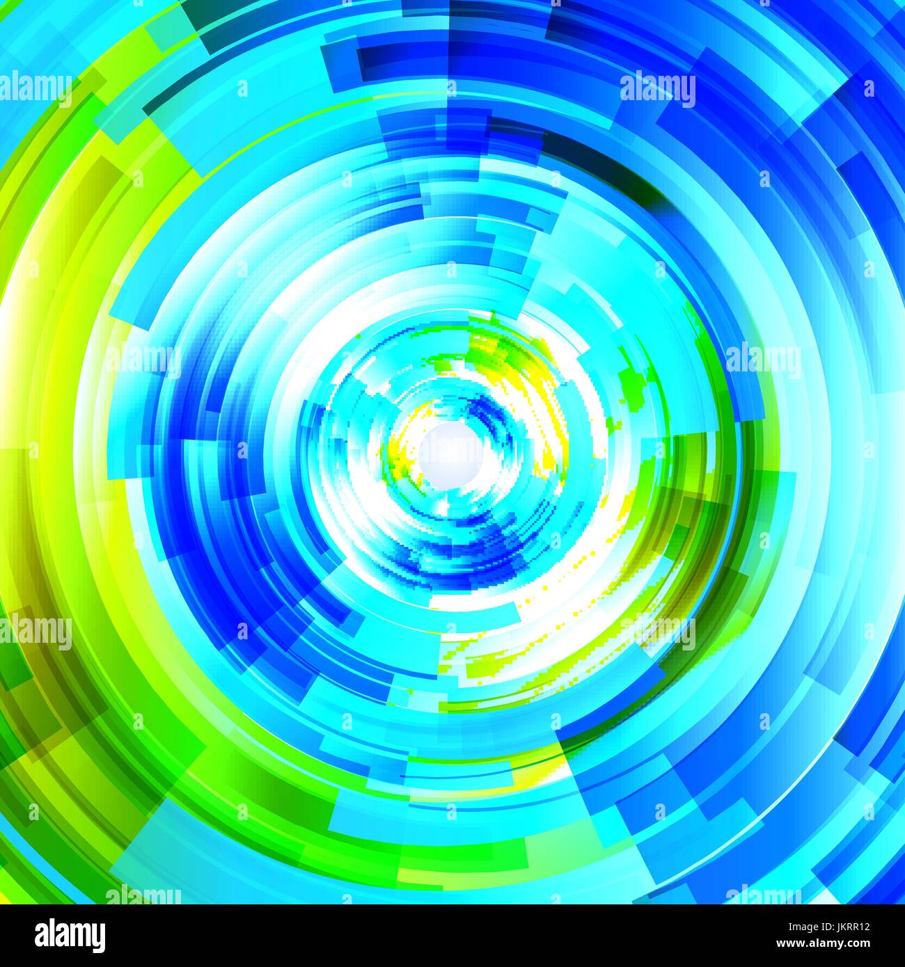 Abstract technology circles vector background round art Stock Vector Image & Art - Alamy