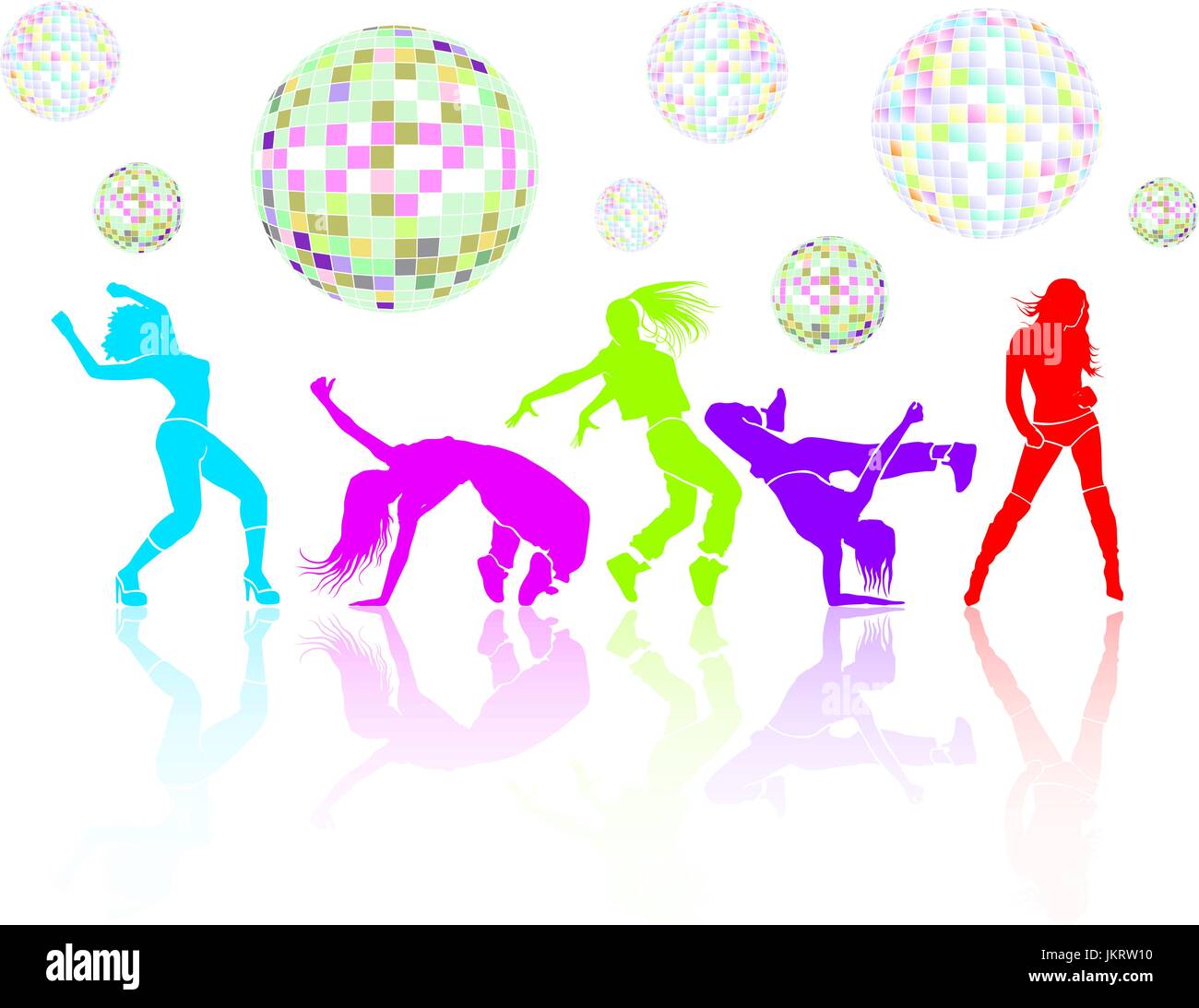 Athletic dance move Stock Vector Images - Alamy