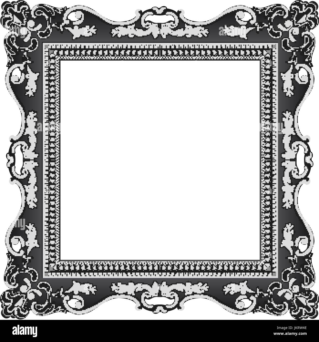 White Victorian Picture Frames