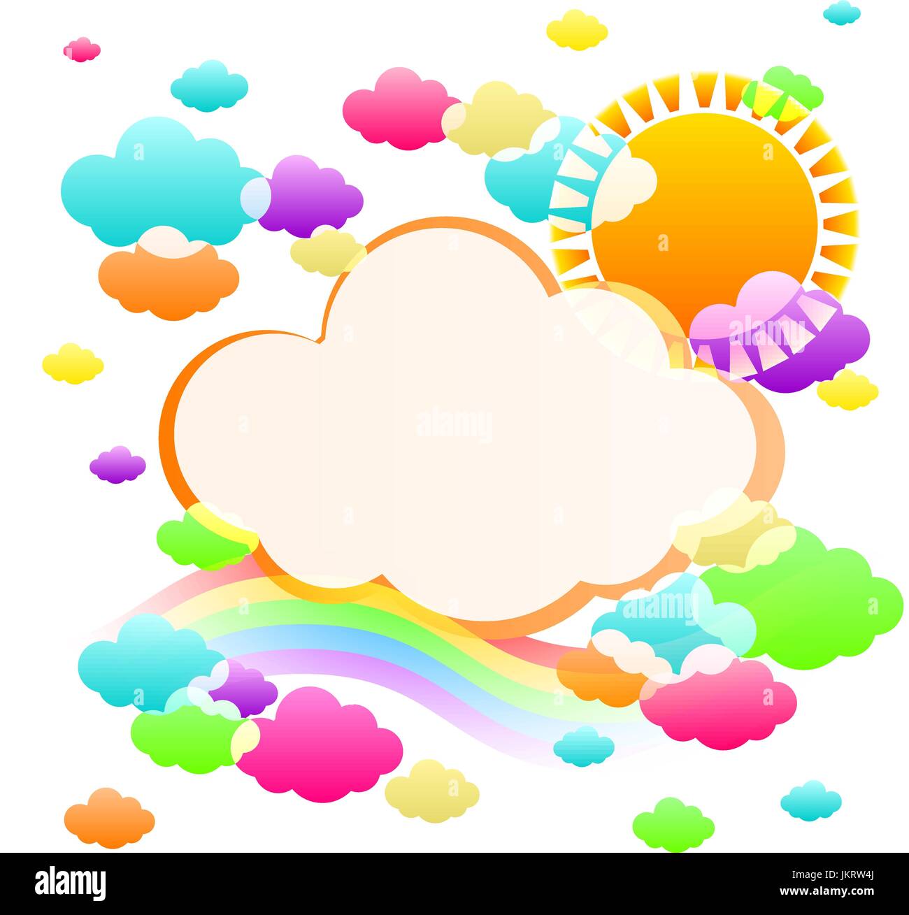 art sky color sun vector happy vector Stock Vector Image & Art - Alamy