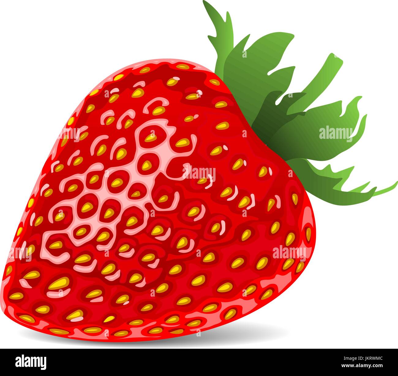 strawberry red cartoon nature berry vector art Stock Vector Image & Art ...