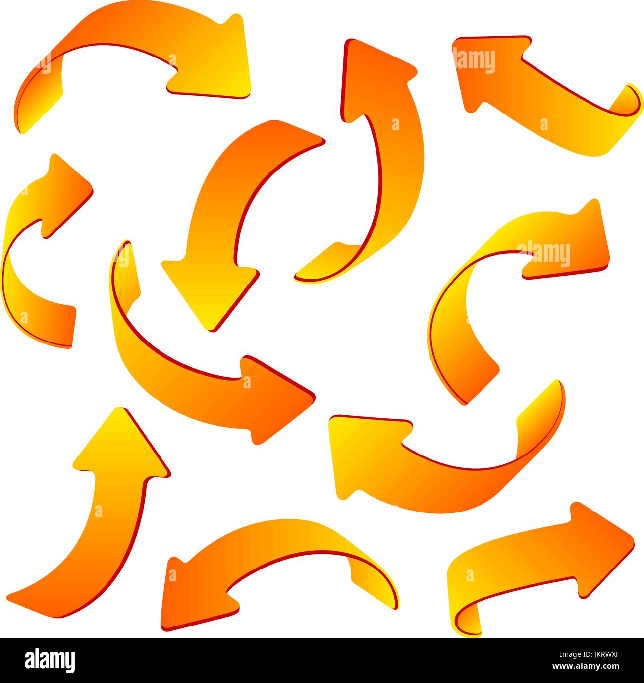 arrow web chart color vector drawing ART Stock Vector Image & Art - Alamy