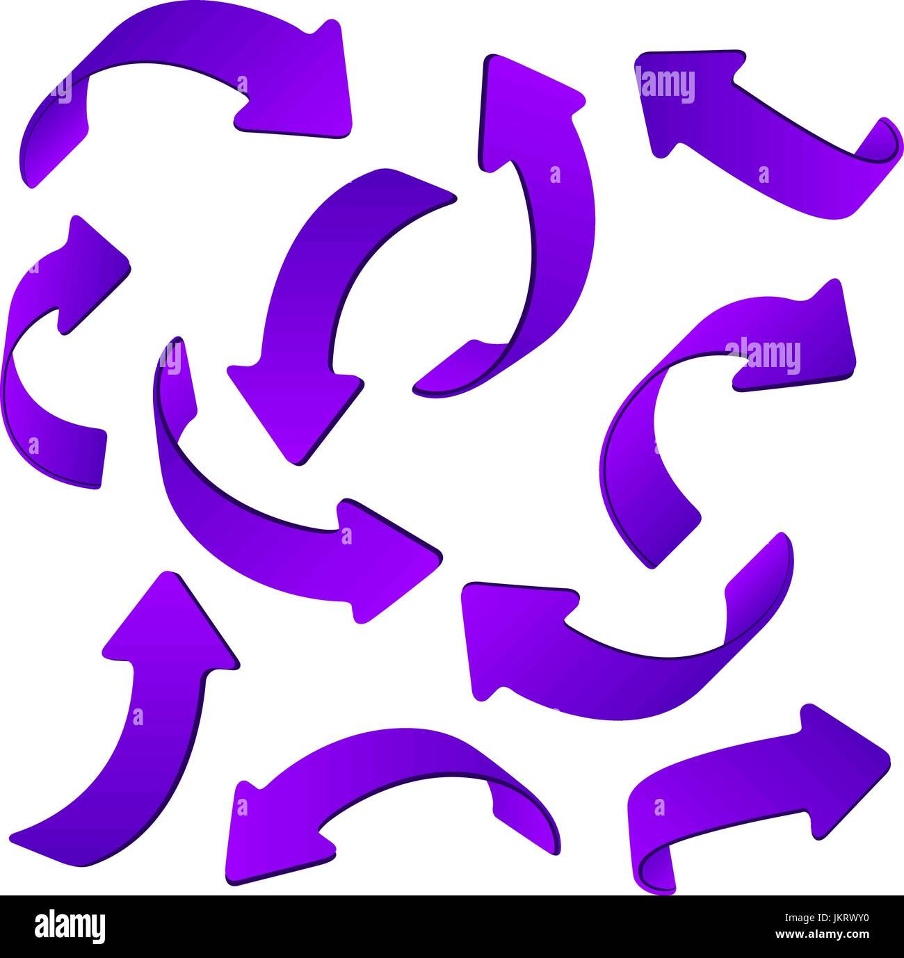 arrow web chart color vector drawing ART Stock Vector Image & Art - Alamy