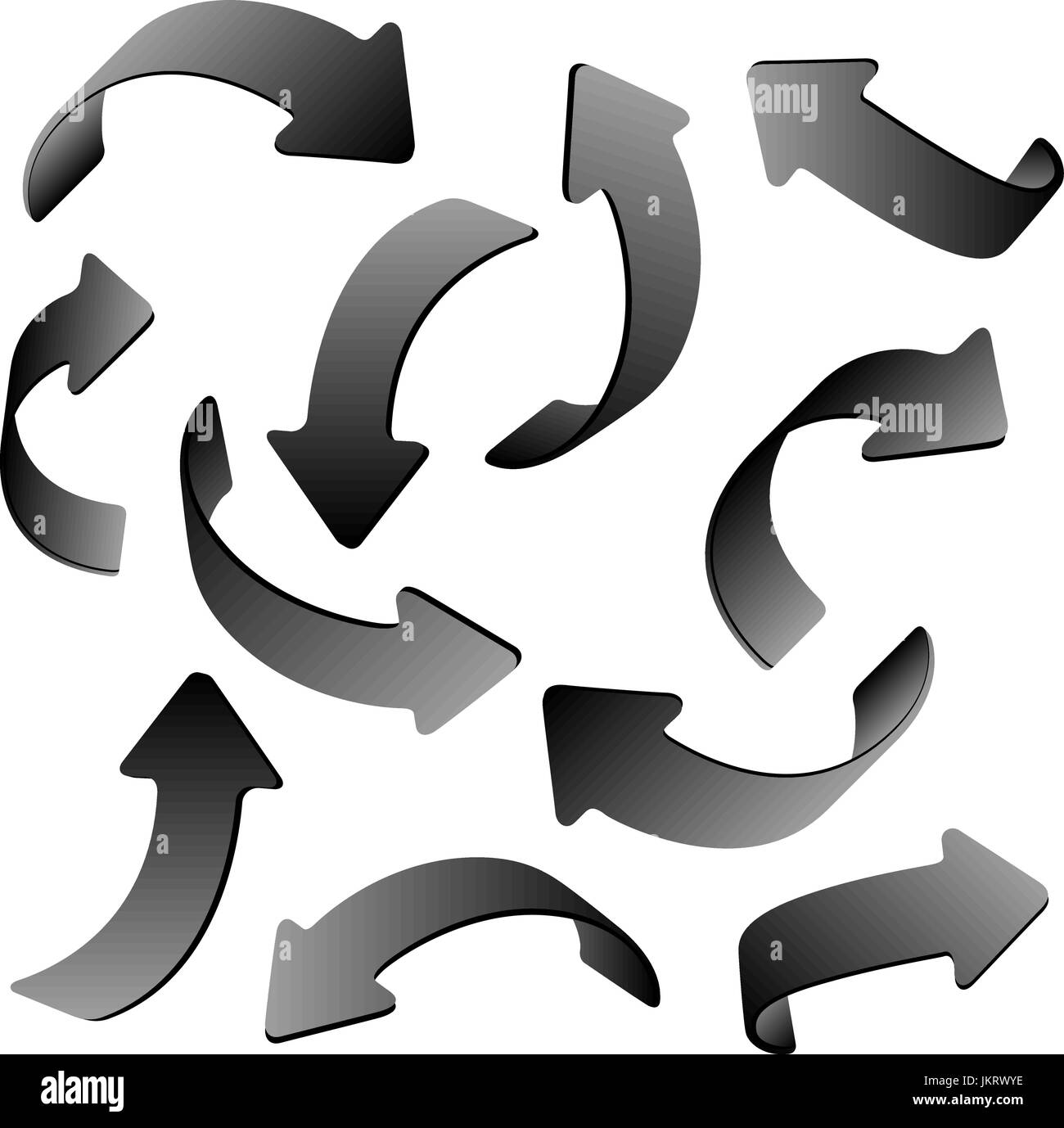 arrow web chart color vector drawing ART Stock Vector Image & Art - Alamy