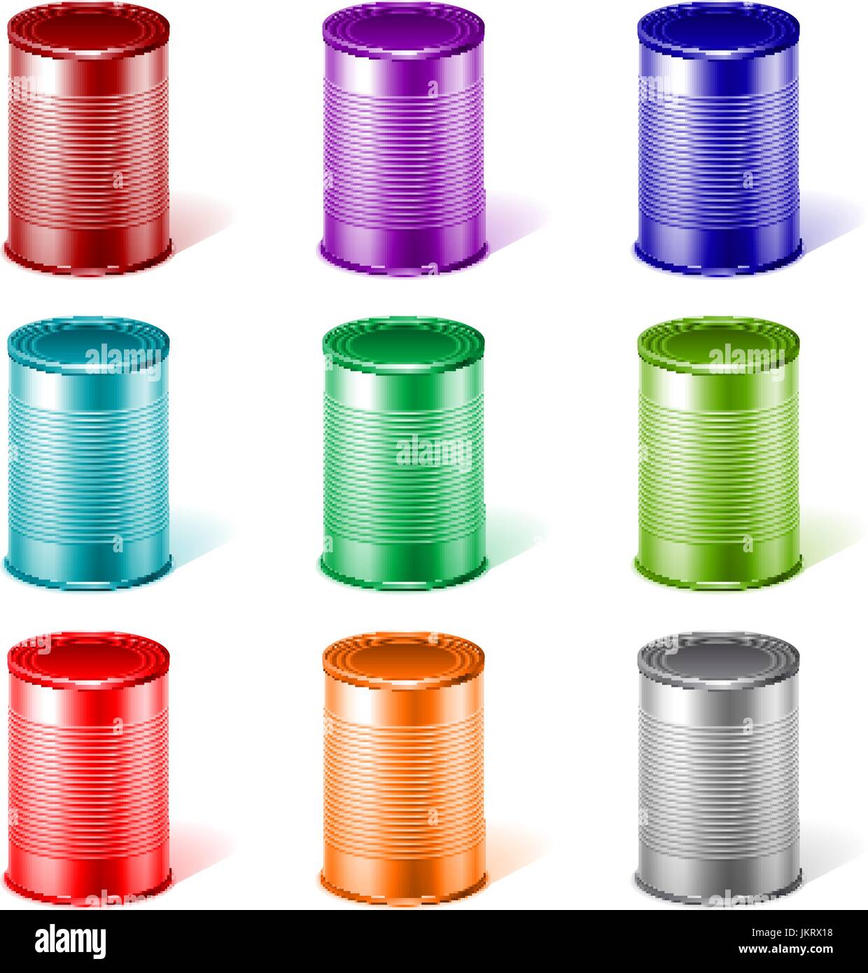 food metallic vector box steel object art Stock Vector Image & Art - Alamy