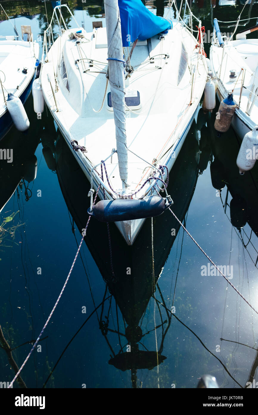 Boats in port Stock Photo - Alamy