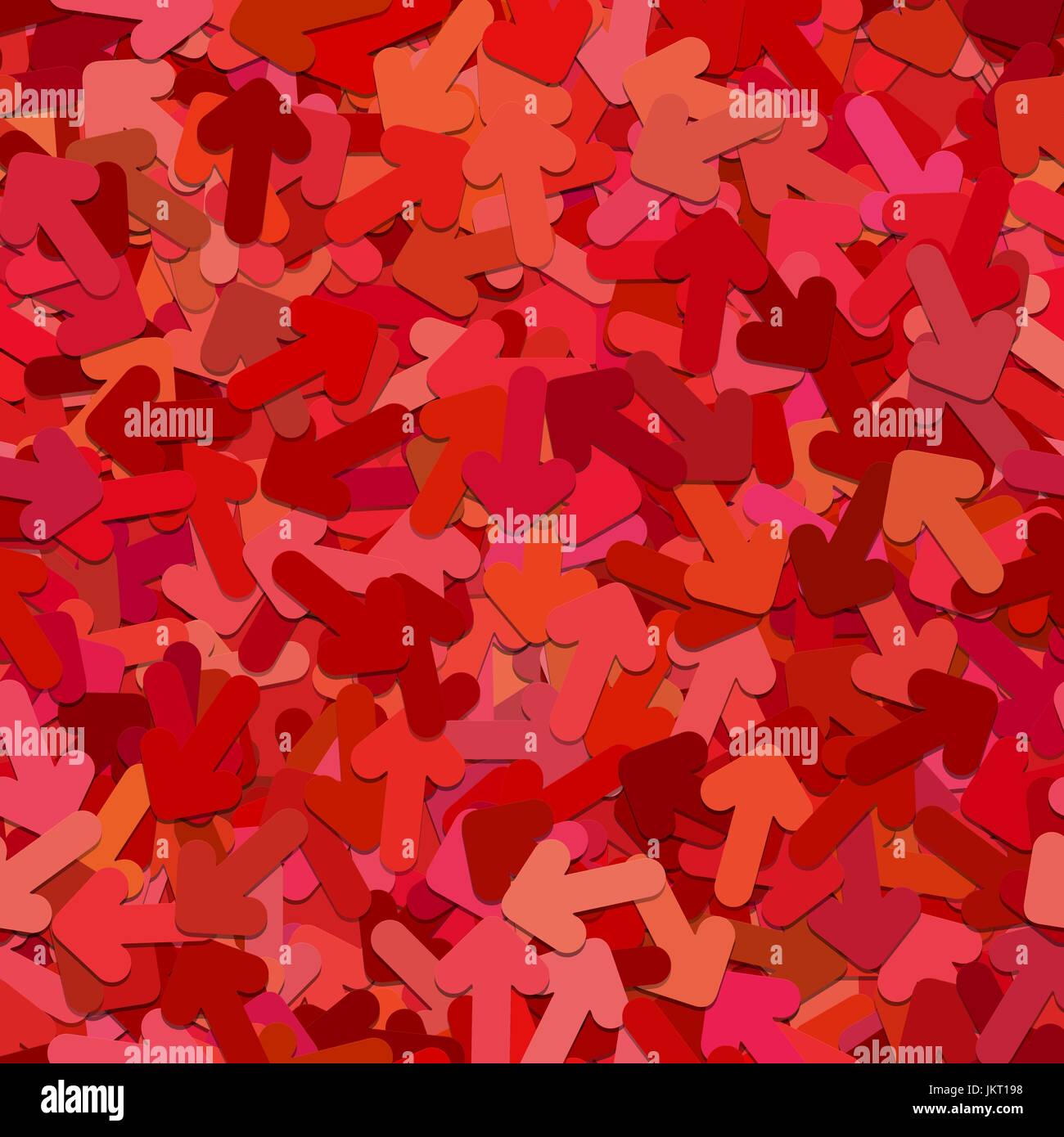 Seamless random arrow pattern background - vector design from red toned ...