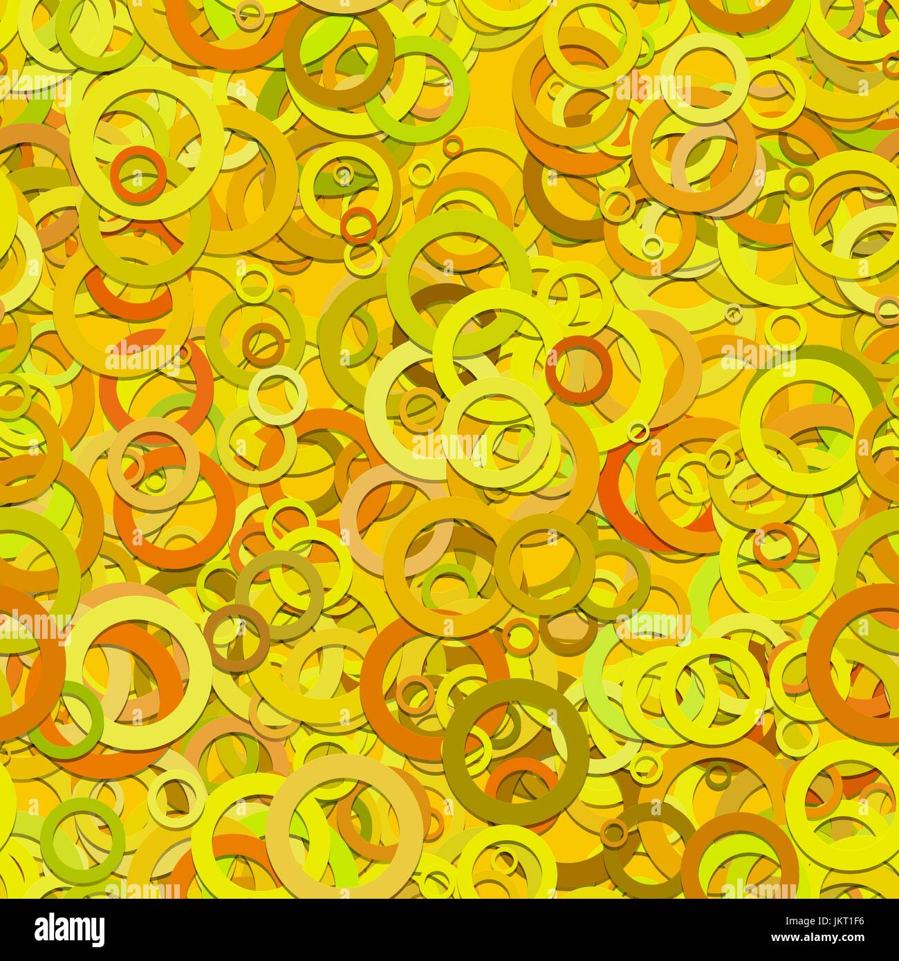 Seamless circle pattern background - vector illustration from yellow ...