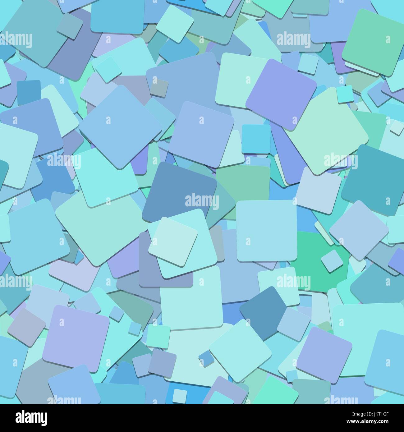 Light blue seamless abstract square pattern background - vector design from rotated squares ...