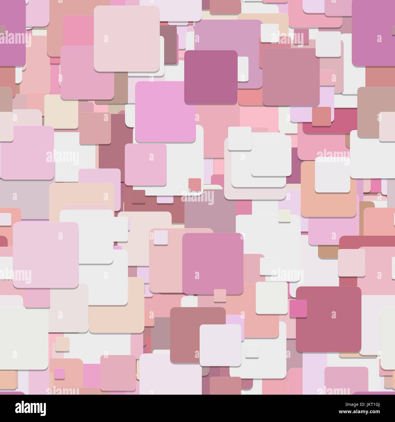 Seamless abstract square pattern background - vector design from pink squares with shadow effect ...