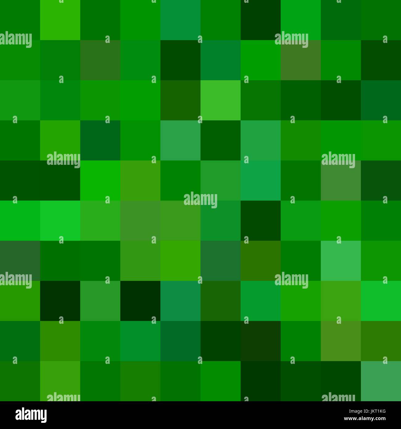 Geometrical Abstract Square Mosaic Background Vector Design From Squares In Green Tones Stock