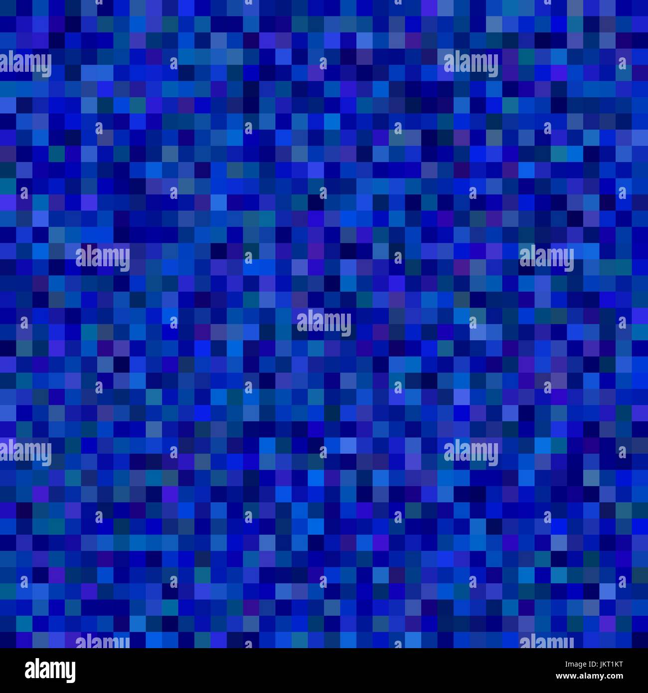 Geometrical Square Mosaic Background Vector Illustration From Squares In Blue Tones Stock