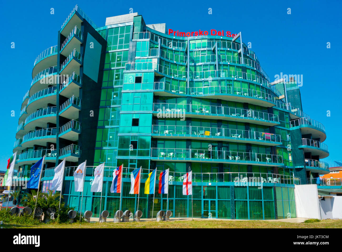 Hotel Primorsko del Sol, Primorsko, Bulgaria Stock Photo - Alamy