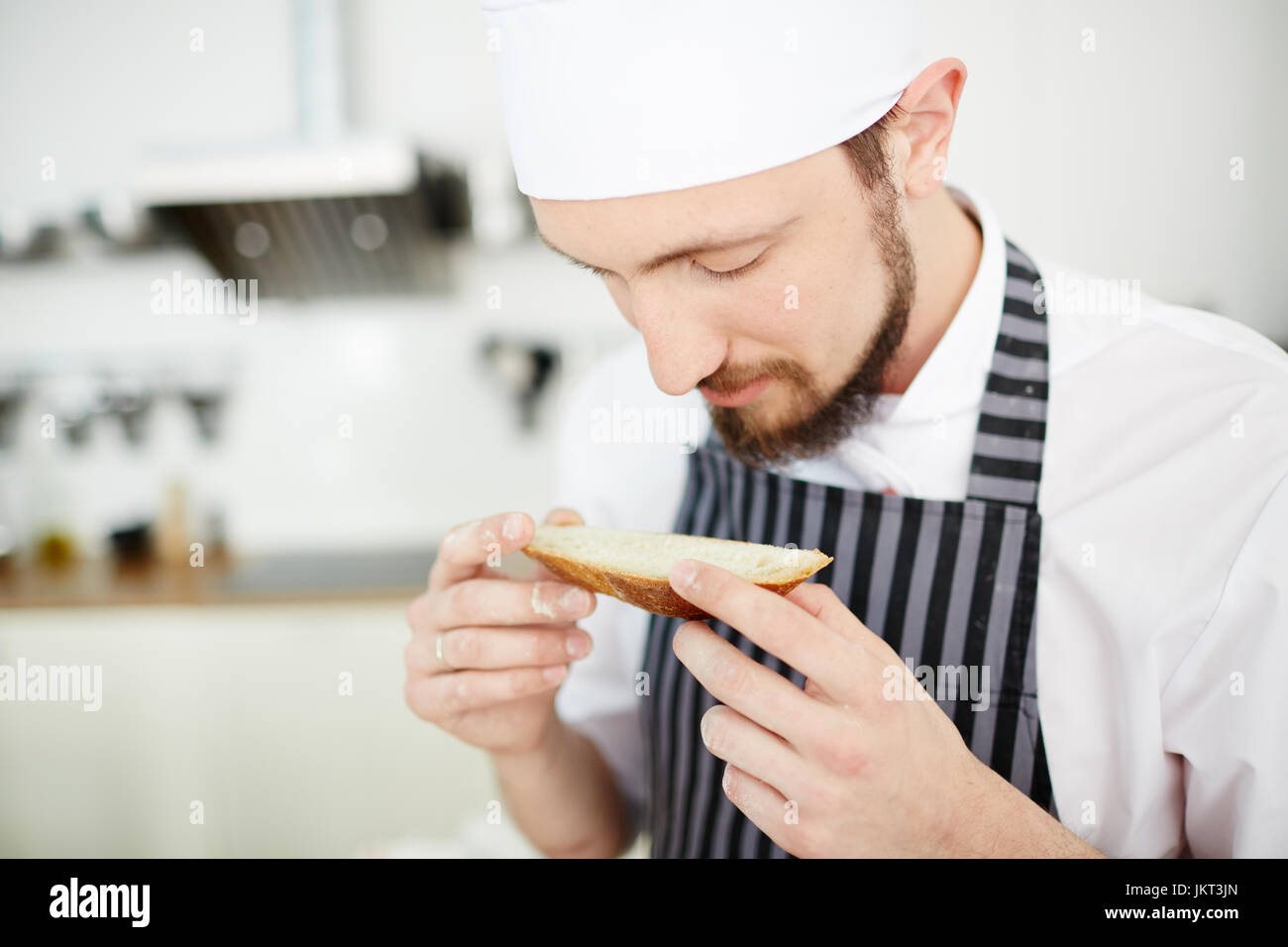 Smelling fresh baked pastry hi-res stock photography and images - Alamy