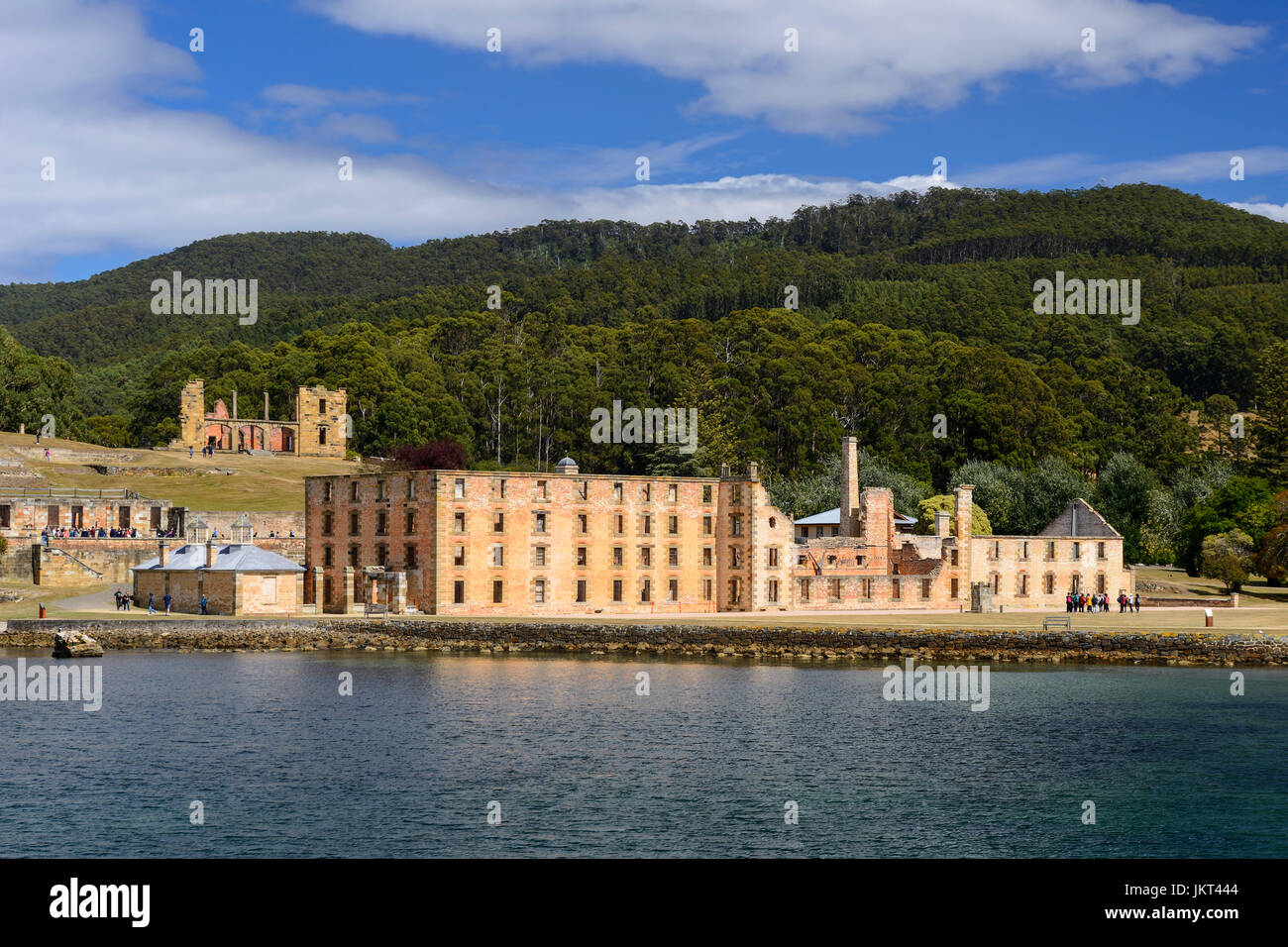 The Penitentiary with Hospital in background at Port Arthur historic ...