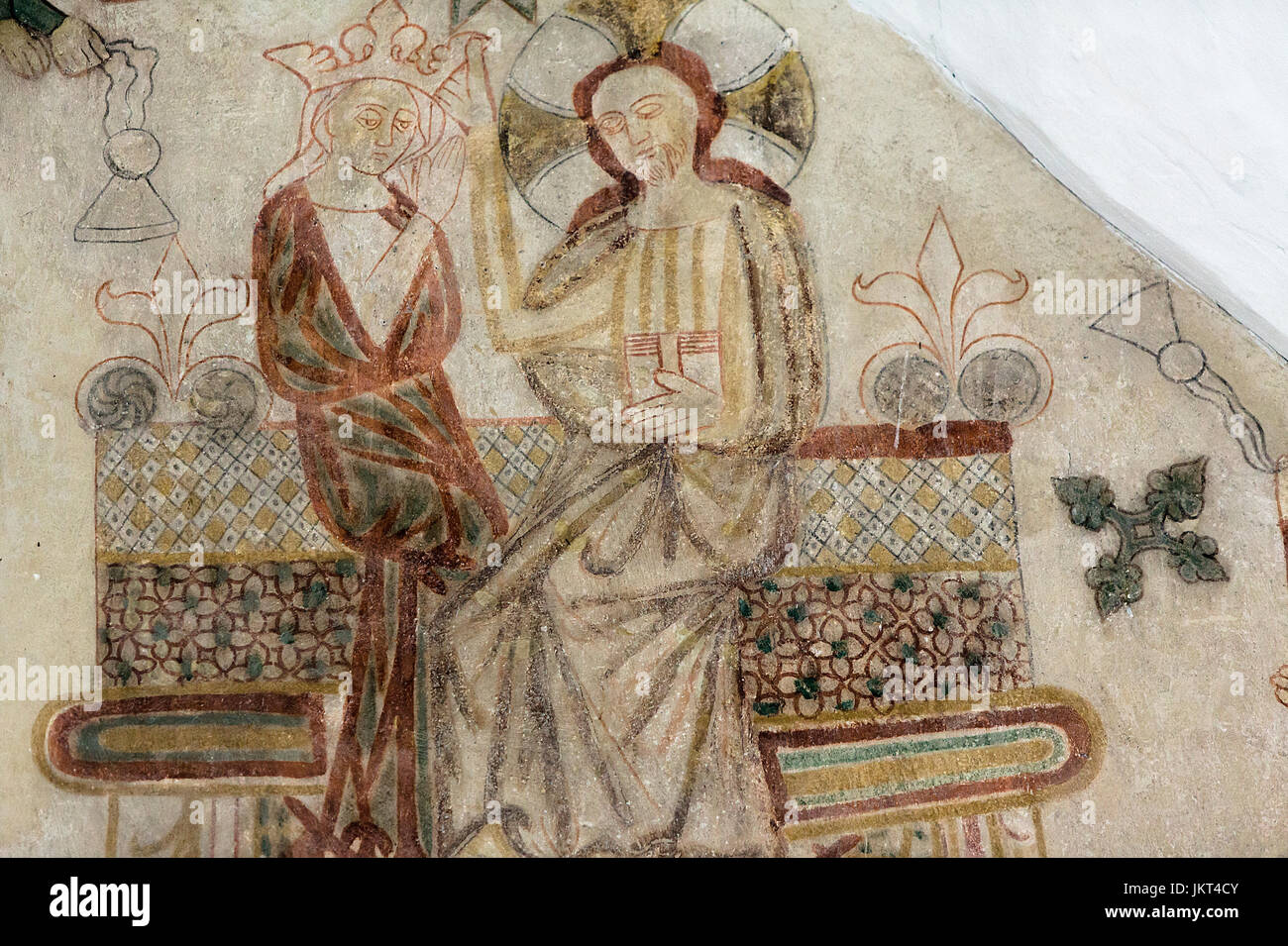 Medieval paintings from the 14th century hi-res stock photography and ...