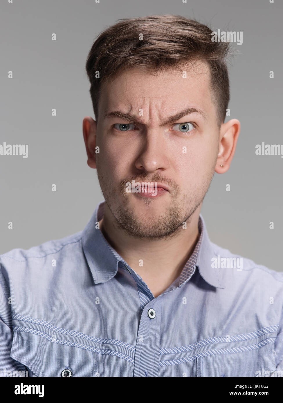Rage anger close up hi-res stock photography and images - Alamy
