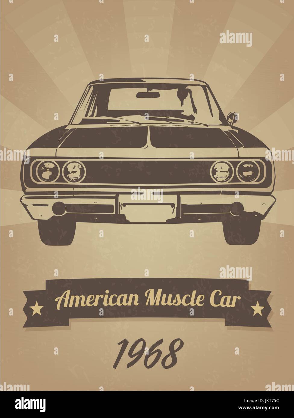 Vintage car advertising poster Stock Vector Images - Alamy
