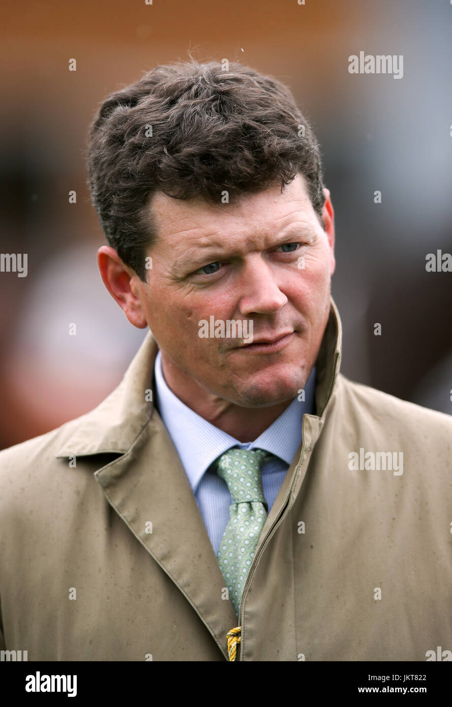 Andrew Balding, trainer at Newbury Racecourse. PRESS ASSOCIATION Photo ...