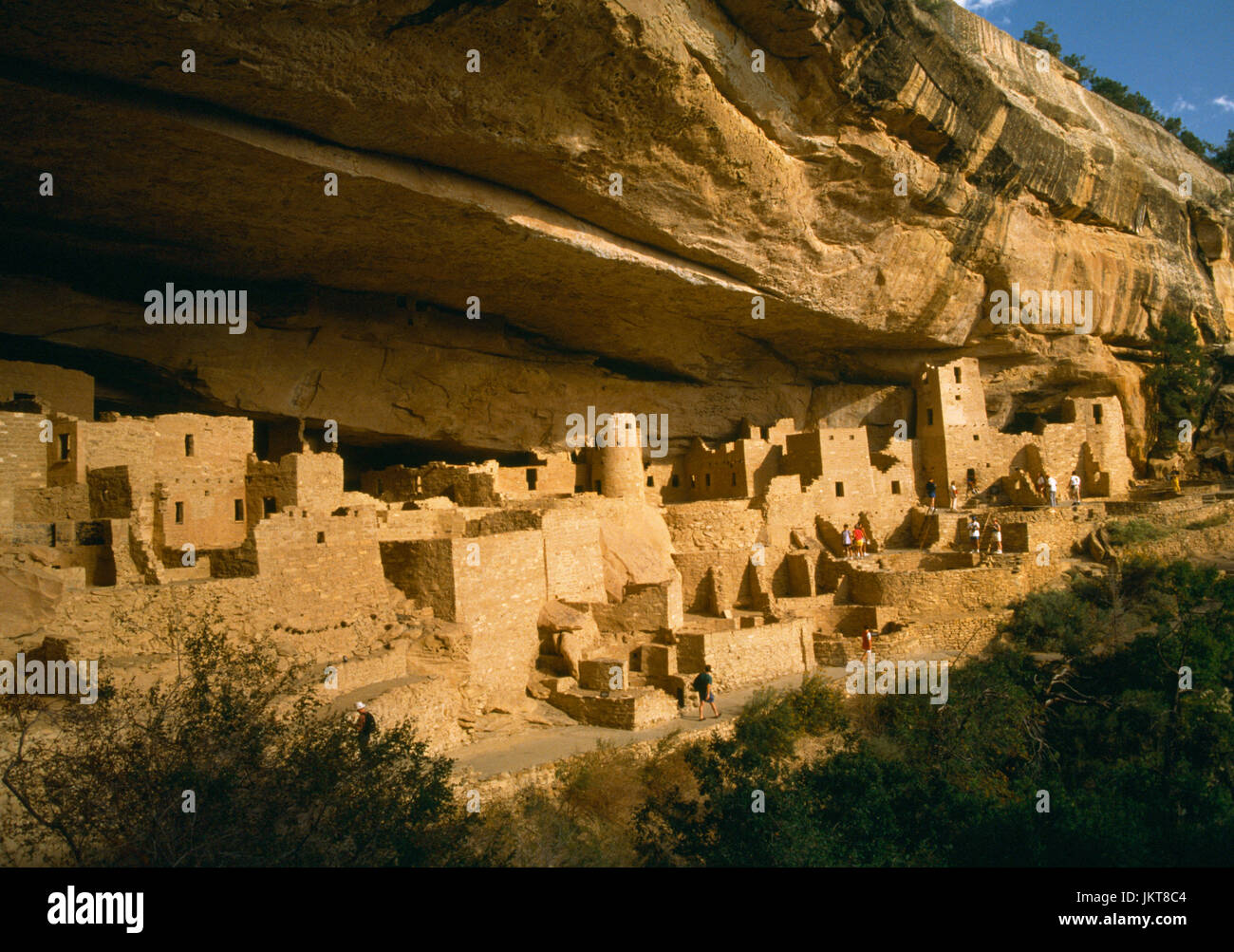 Cliff Palace multi-storey Anasazi cliff dwelling, Mesa Verde, Colorado ...