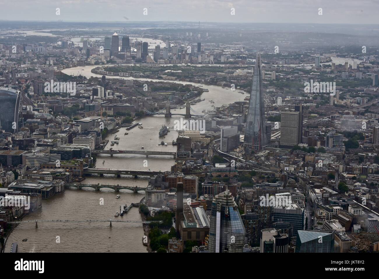 Aerial views over London Stock Photo - Alamy