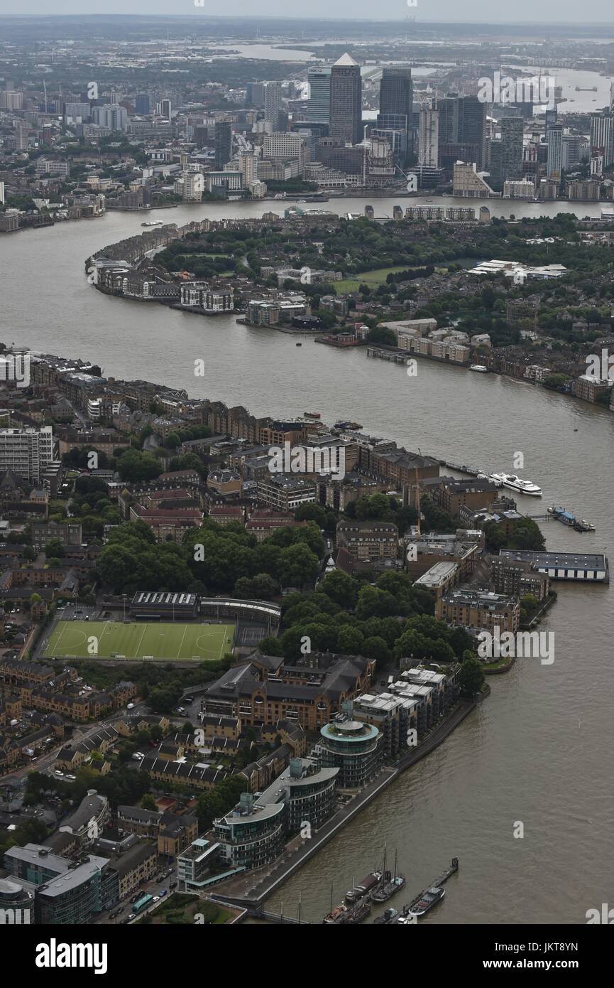 Helicopter london gherkin hi-res stock photography and images - Alamy